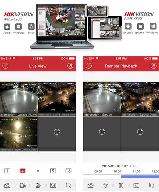 2MP 4 จุด (HIKVISION IP Camera) กล้องวงจรปิดพร้อมติดตั้ง