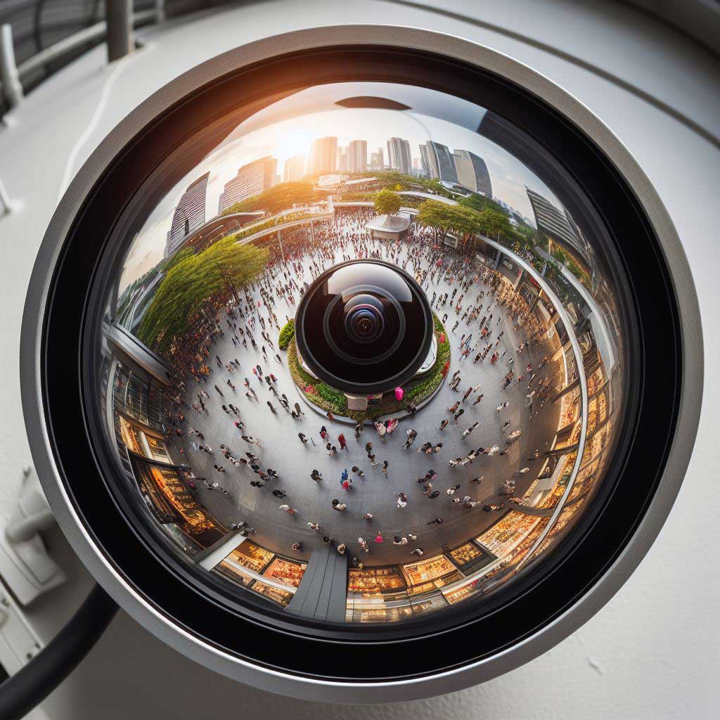 กล้องวงจรปิด 360 องศา หรือ Fisheye